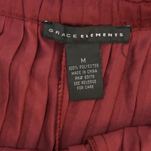 Grace Elements | Pants & Jumpsuits | Grace Elements Pleated Culotte ...